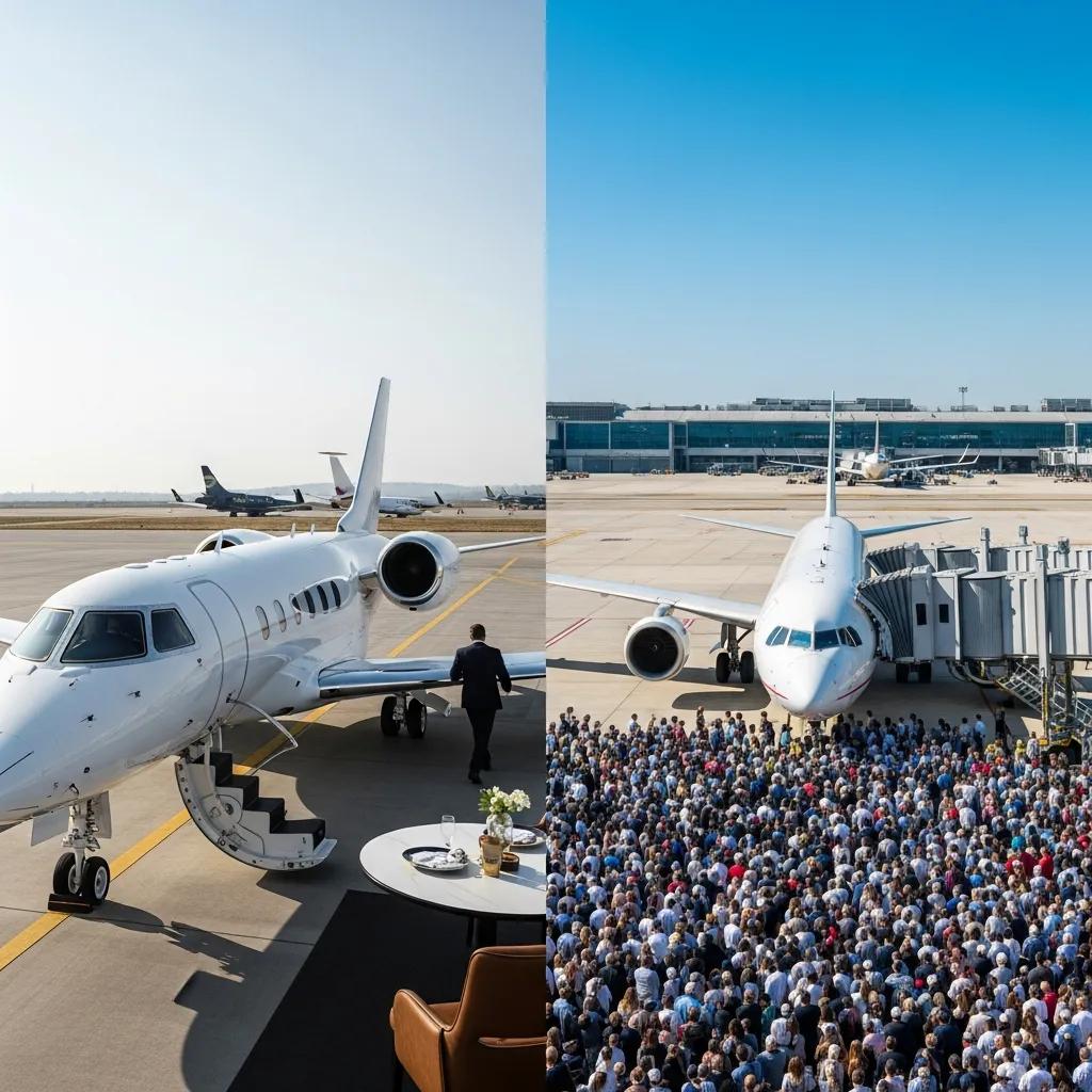 Private Jet or Commercial Flight? Charter-a Ltd Compares